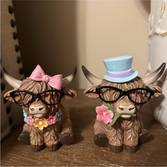 Hobby Lobby | Accents | Hobby Lobby Highland Cow Spring Shelf Sitters ...
